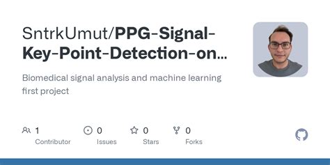 Github Sntrkumut Ppg Signal Key Point Detection On Sliding Window Biomedical Signal Analysis