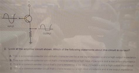 solved 다 d no input output w 2 look at the amplifier