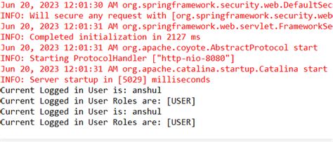 Spring Security Get The Current Logged In User Details With Database Geeksforgeeks
