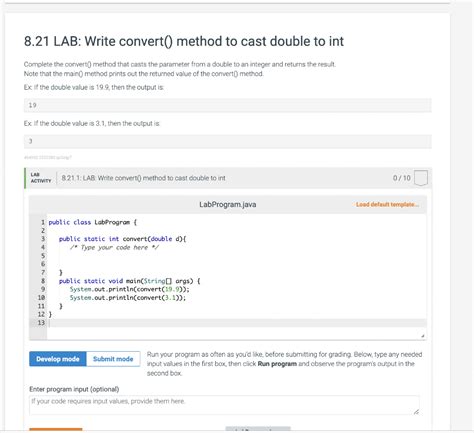 solved complete the convert method that casts the