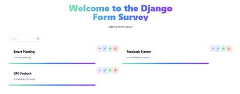 Online Survey Tool Using Django Geeksforgeeks