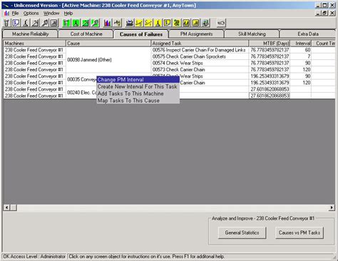 Reliability Analysis Software Reliability Software MTBF Software CMMS