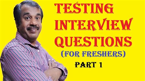 testing interview questions and answers for freshers or beginners