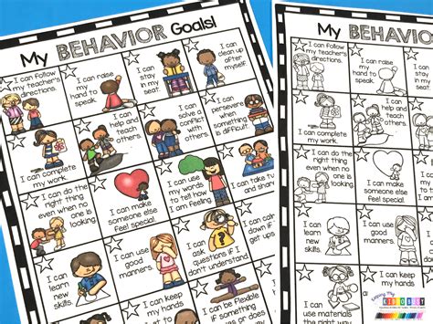 Kindergarten Behavior Management Chart