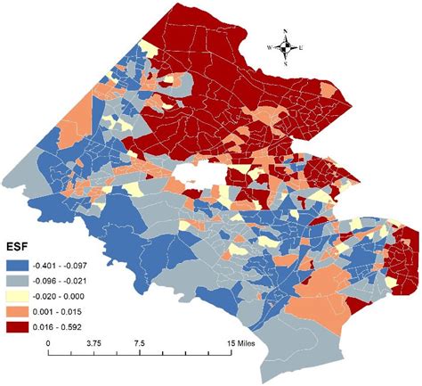 Estimated Random Effects Re And Eigenvector Spatial Filtering Esf