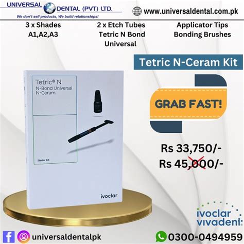 Nano Composite Kit Tetric N Ceram 3s Kit Ivoclar