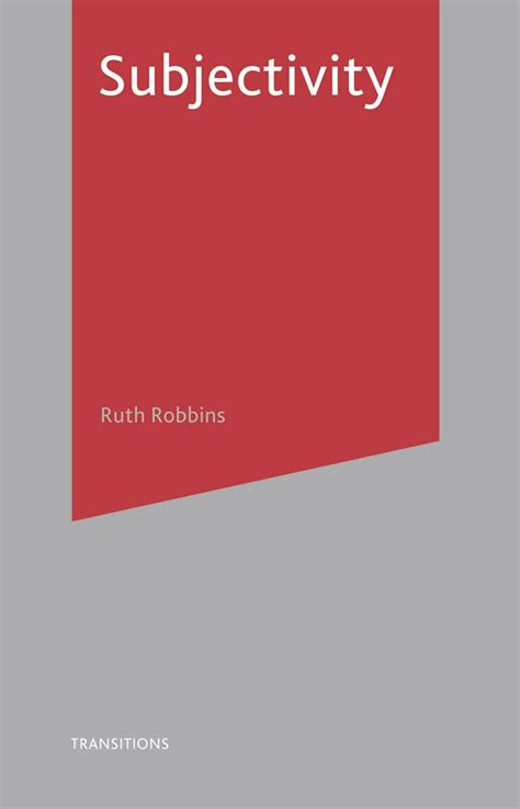 Subjectivity Transitions Ruth Robbins Red Globe Press