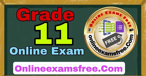 Grade 11 Online Exam 64