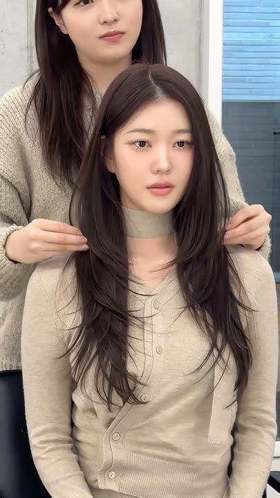 모카브라운 모카브라운염색 긴머리레이어드컷 긴머리레이어드펌 레이어드컷 레이어드펌 긴머리스타일 매트브라운 매트브라운염색 도산공원미용실 학동역미용실 디오브