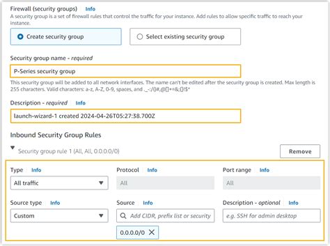 Install Yeastar P Series Software Edition On Amazon Aws From Aws Console