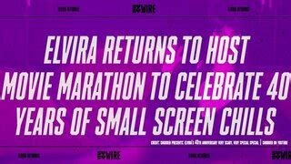 Elvira Mistress Of The Dark Hosts ‘very Scary 40th Anniversary
