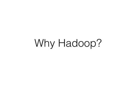 Building A Data Pipeline With Tools From The Hadoop Ecosystem