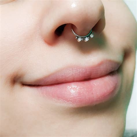 Fake Septum Ring Fake Septum Piercing Fake Nose Ring Fake Septum