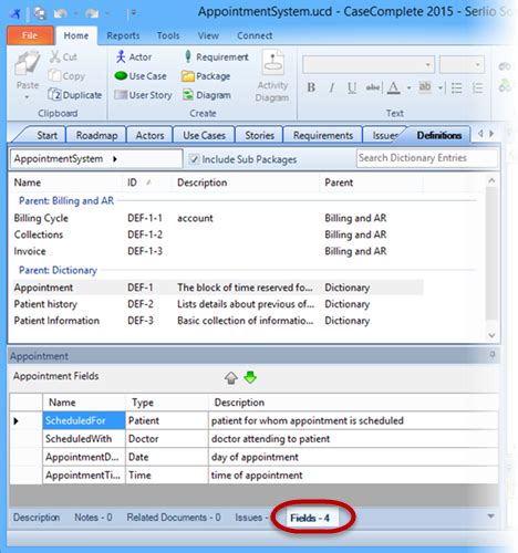 Add Fields To A Definition CaseComplete Support