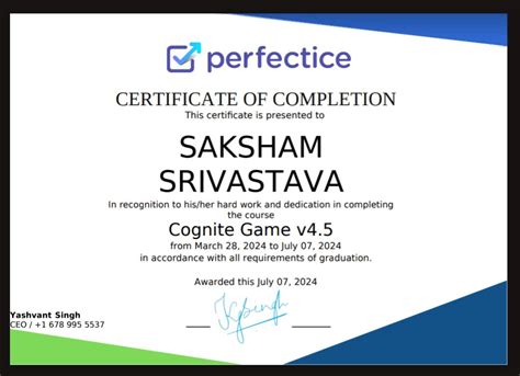 Saksham Srivastava On Linkedin Cognitegamev4 Kiitmyperfectice