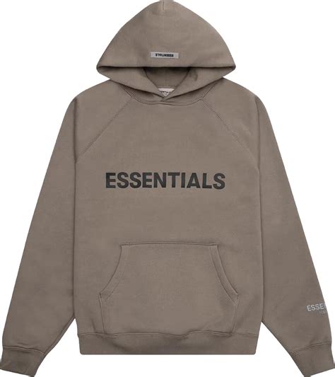 Fear Of God Essentials Pullover Hoodie Taupe Goat Knit Hoodie