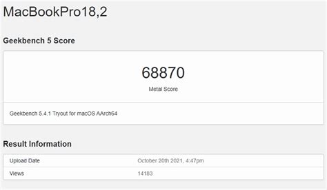 Apple M Max Smokes First Gen M In Leaked Benchmark But Is Obliterated By RTX Laptops