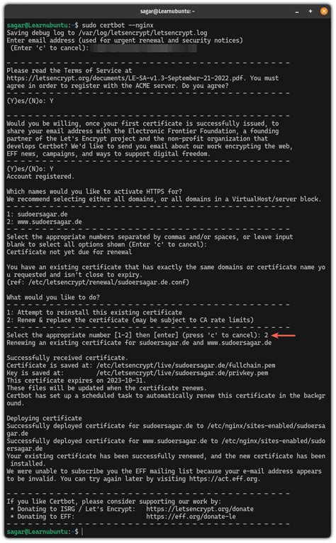 Install Certbot On Ubuntu