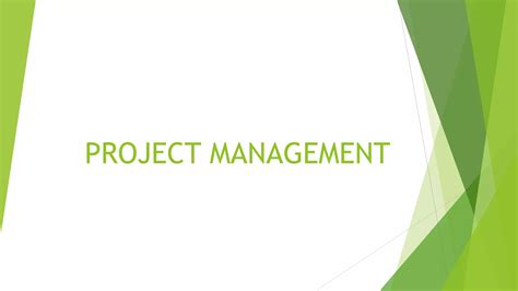 Project Management Pptx