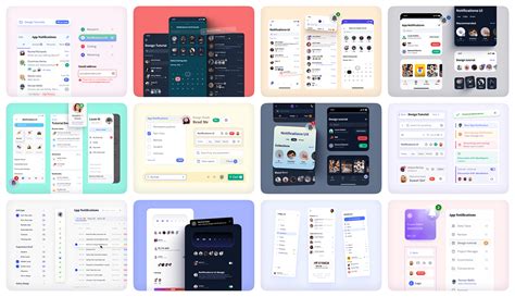Notifications UI Design Inspiration Behance