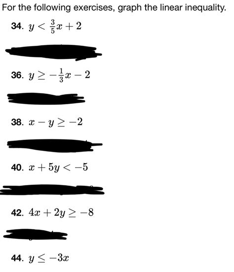 solved for the following exercises graph the linear
