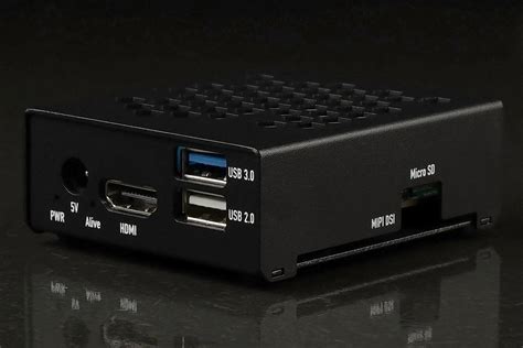 Kksb Odroid N2l Case Black Steel Enclosure Supports Display And Di