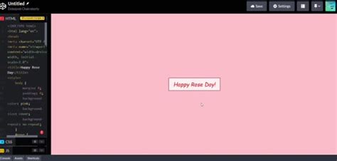Created A Simple Html Code To Celebrate Roseday Debojyoti Chakraborty Posted On The Topic