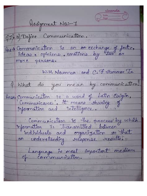 English Assignment Pdf