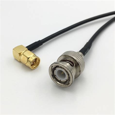 M5 Ca Antenna Rf Cable Right Angle Sma Bnc All Metal 4 6 8