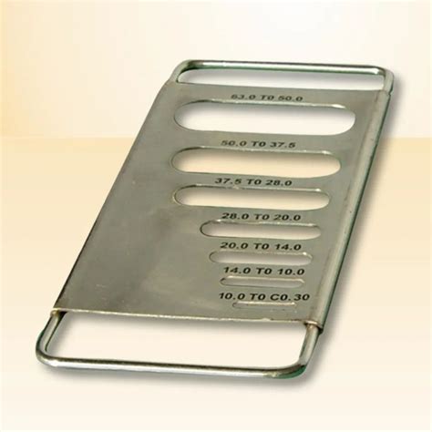 Stainless Steel Flakiness Index Gauge At Rs 500 In Hyderabad Id 23119385033