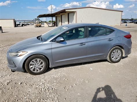 2017 Hyundai Elantra Se For Sale In Temple Tx Lot 85364