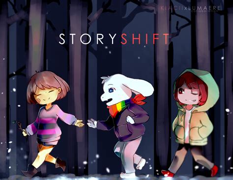 Frisk Storyshift Chara Asriel Asriel Dreemurr Undertale