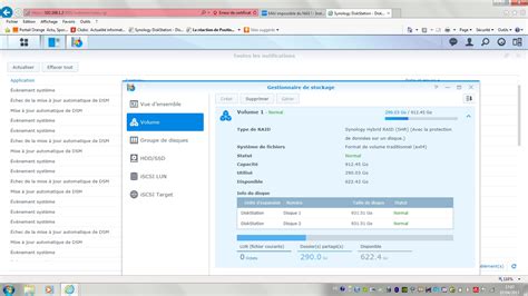 Maj Impossible Du Nas Installation Configuration Et Stockage Nas