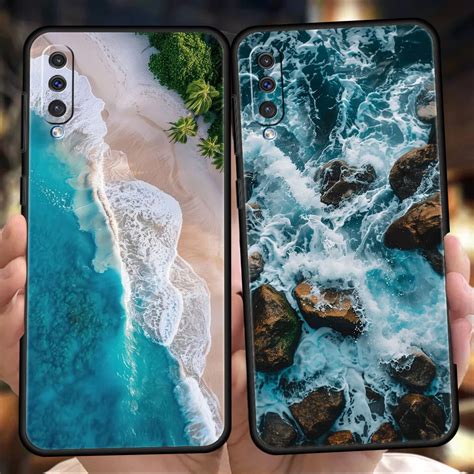 Blue Sea Ocean Waves Phone Case For Samsung A56 A36 A26 A24 A16 A14 A12