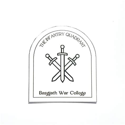 Basgiath War College Quadrants | Fourth Wing | Rebecca Yarros Sticker – Book Bank