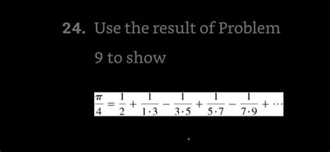 24 use the result of problem 9 to show