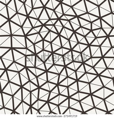 Vector Seamless Pattern Grid Polygons Lines Stock Vector Royalty Free