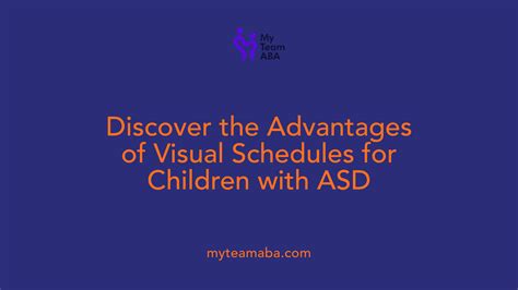 The Benefits Of Visual Schedules In Aba Therapy