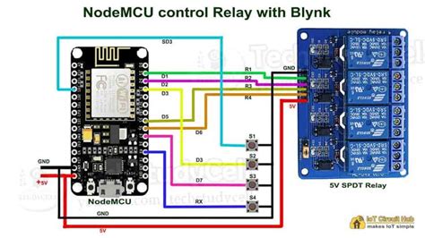 Multiple Nodemcu Esp8266 Blynk Smart Home Iotcircuithub Home