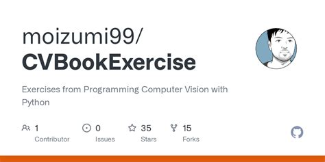 Github Moizumi99cvbookexercise Exercises From Programming Computer Vision With Python