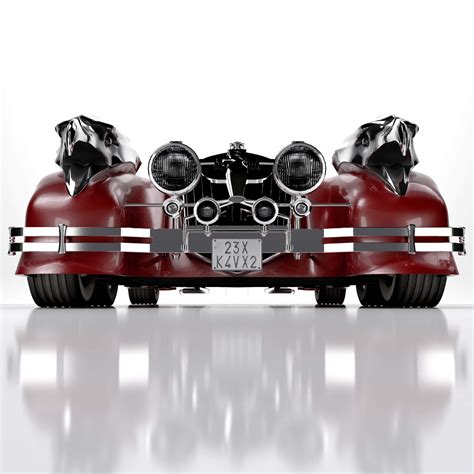 Old Classic Car Prototype 3d Model By Renderblade