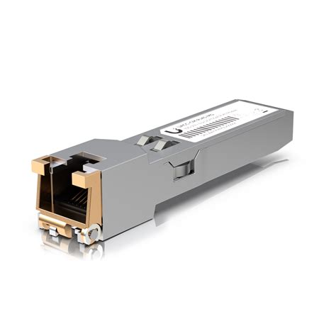 Ubiquiti Unifi Single Pack 10g Sfp To Rj45 Adapter 1 2 5 5 10 Gbps Throughput Supports Up To