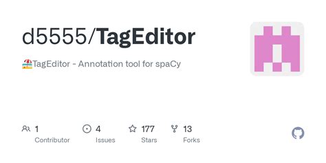 GitHub D TagEditor TagEditor Annotation Tool For SpaCy
