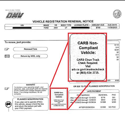 Dmv Compliance Verification Truckstop California Air Resources Board