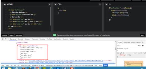 Jquery How Can I Strip Only Html Tags Not Their Contents Stack