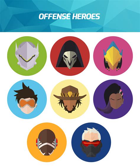 Overwatch Icons On Behance