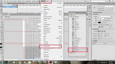 Tutorial Membuat Scroll Text Dengan Flash Multimedia Pembelajaran