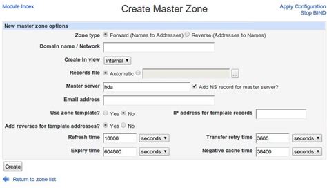 Philip M Russell Ltd Setting Up Dns Using Webmin