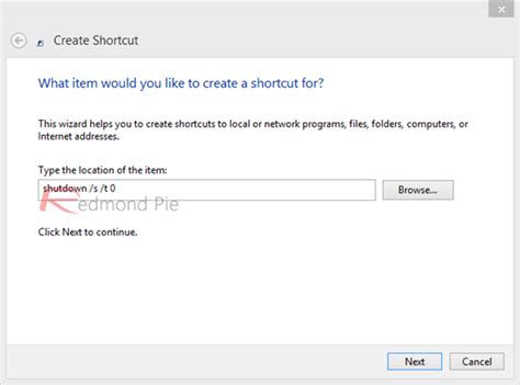 How To Add Windows Shutdown Restart Shortcuts To Start Screen Taskbar And Desktop Redmond Pie