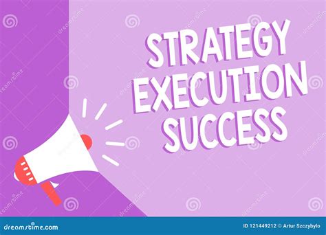 Word Writing Text Strategy Execution Success Business Concept For Putting Plan Or List And